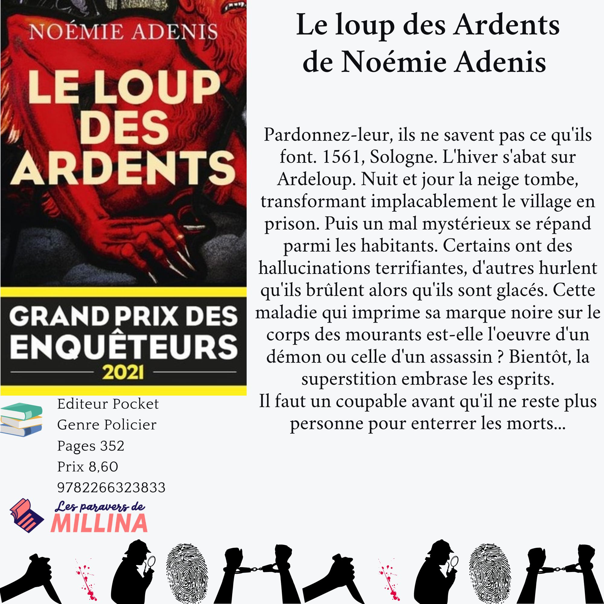 Le loup des Ardents de Noémie Adenis - Les Paravers de Millina