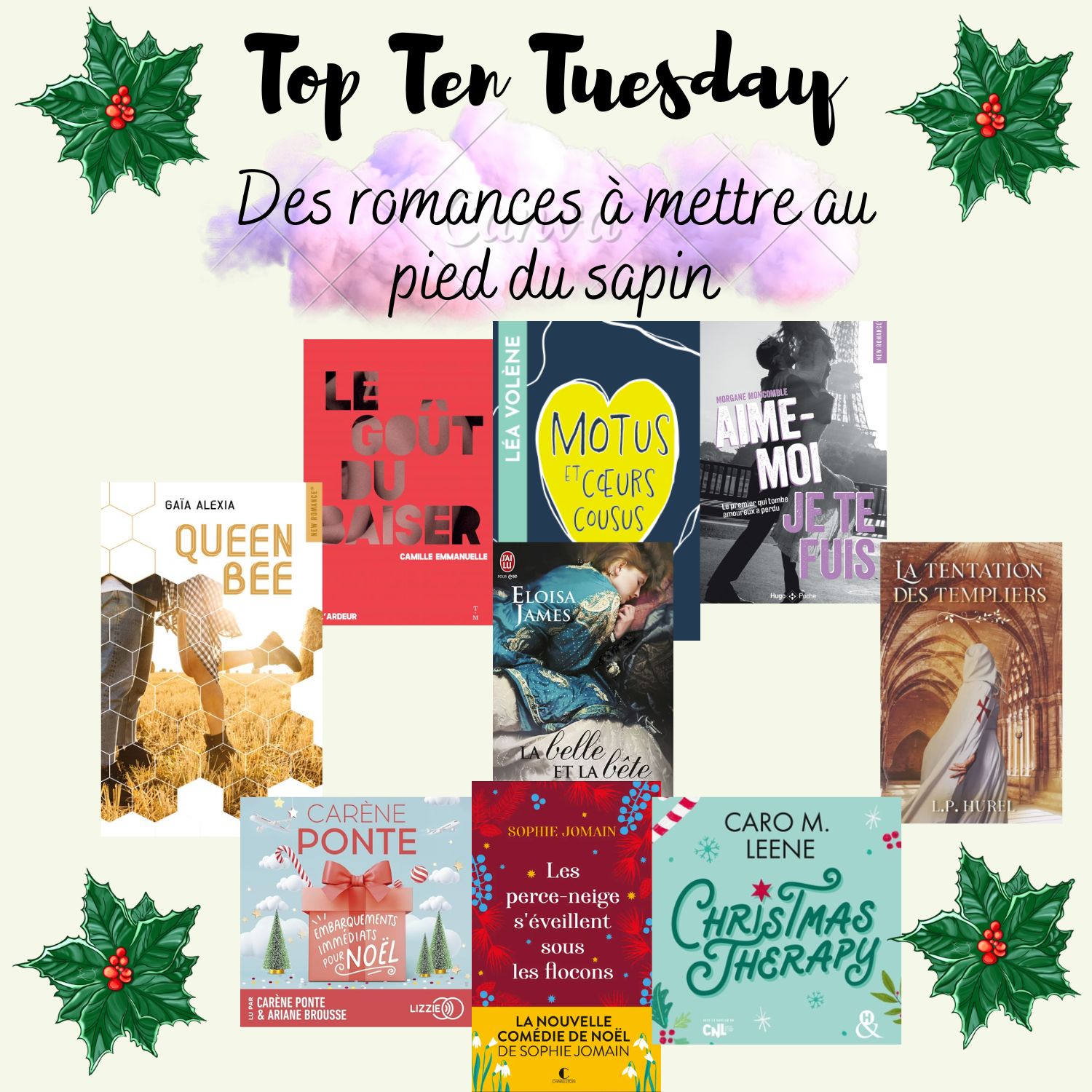Top ten des romances à mettre au pied du sapin - Les Paravers de Millina