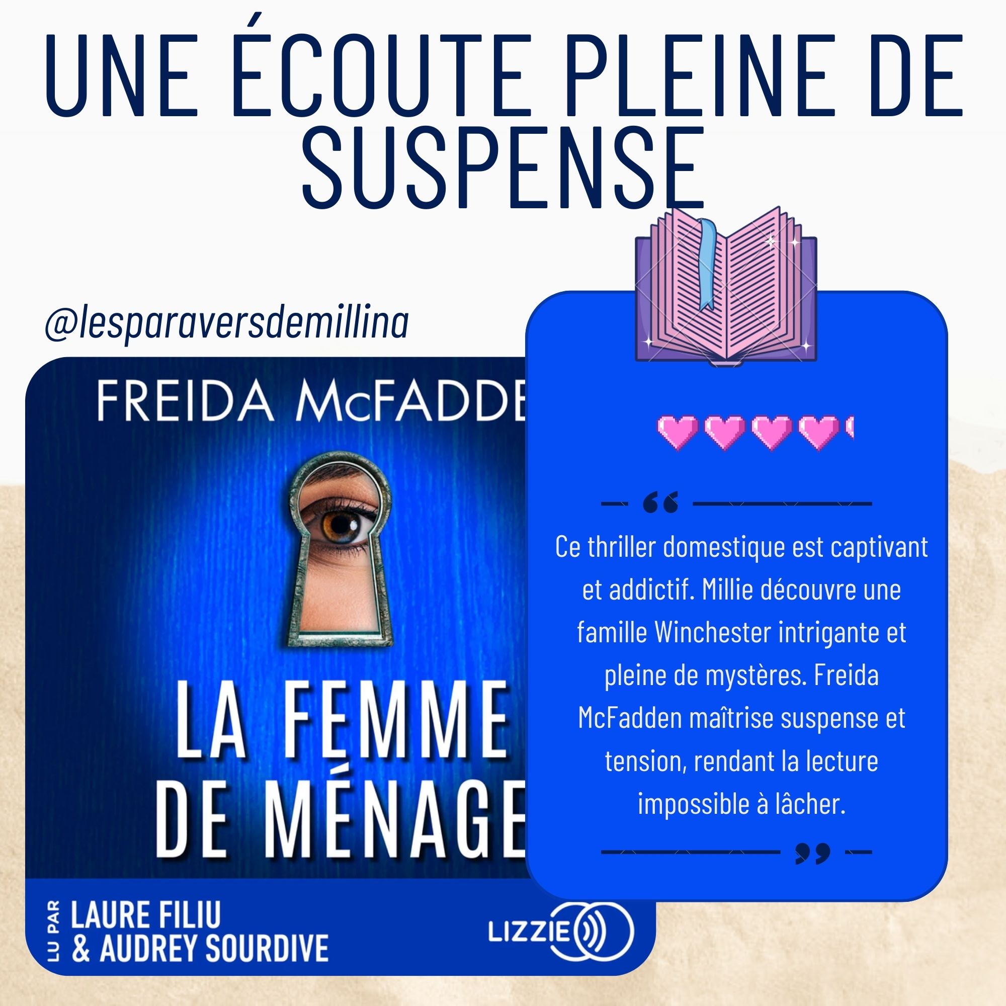 La femme de ménage de Freida McFadden - Les Paravers de Millina